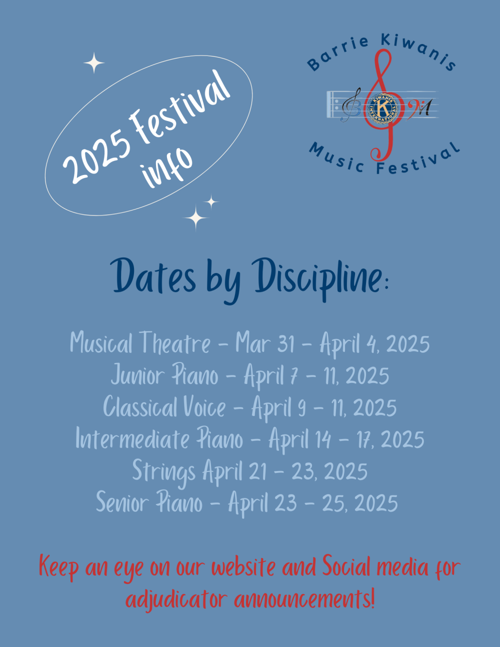 Barrie Music Festival Association - Home